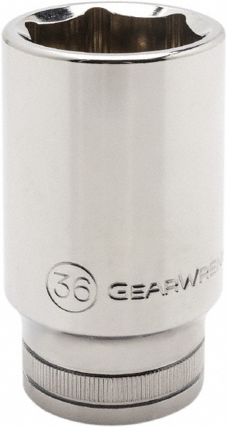 GEARWRENCH - Deep Hand Socket: 3/4" Drive, 55.00 mm Socket, 6-Point ...