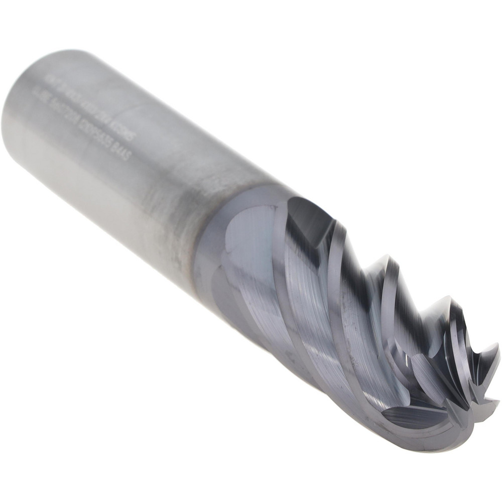 Kennametal - Ball End Mill: 3/4" Dia, 1-1/2" LOC, 6 Flute, Solid ...