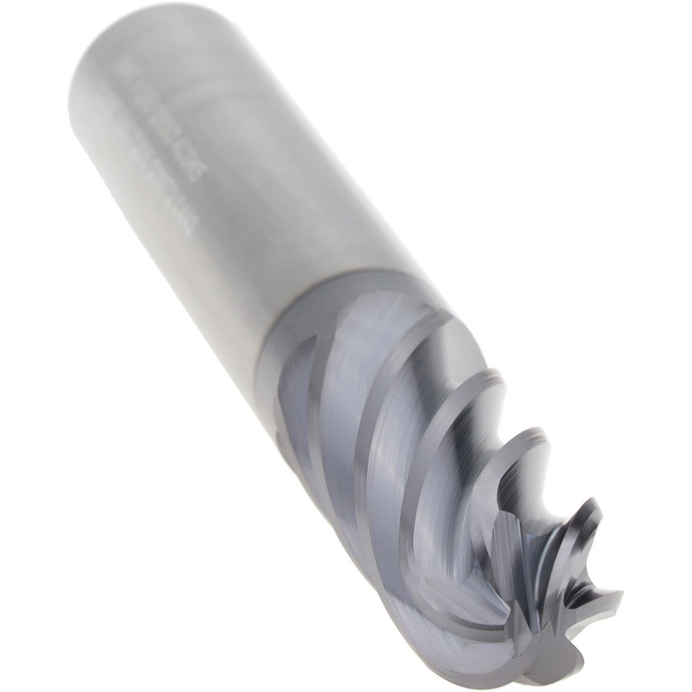 Kennametal - Ball End Mill: 1/2" Dia, 1" LOC, 6 Flute, Solid Carbide ...