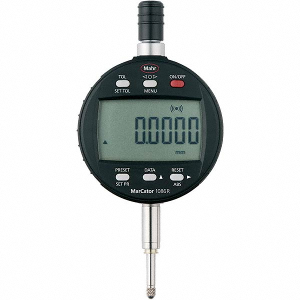 Mahr - Digital Electronic Drop Indicator: 2" Max, Flat Back | MSC Direct