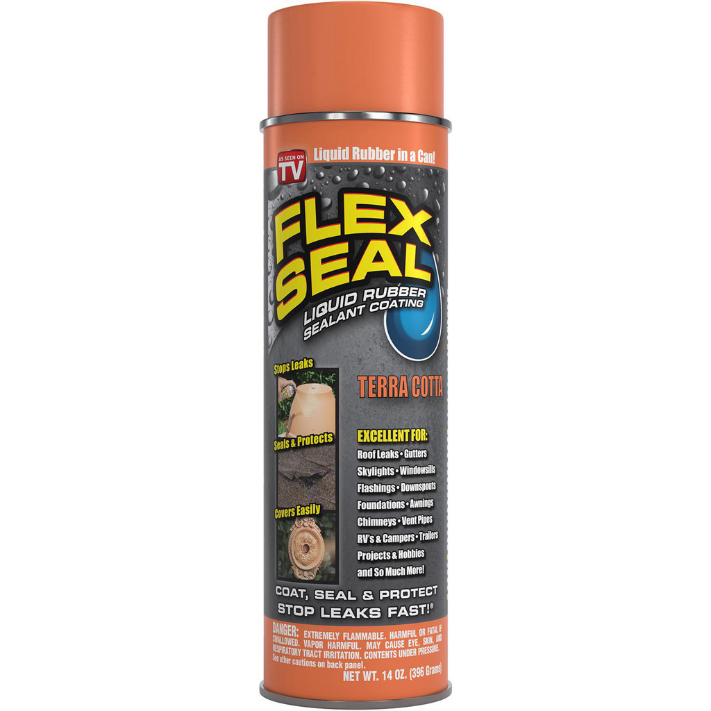 Flex Seal - Flex Seal, Terra Cotta, Net Wt. 14 oz. | MSC Direct