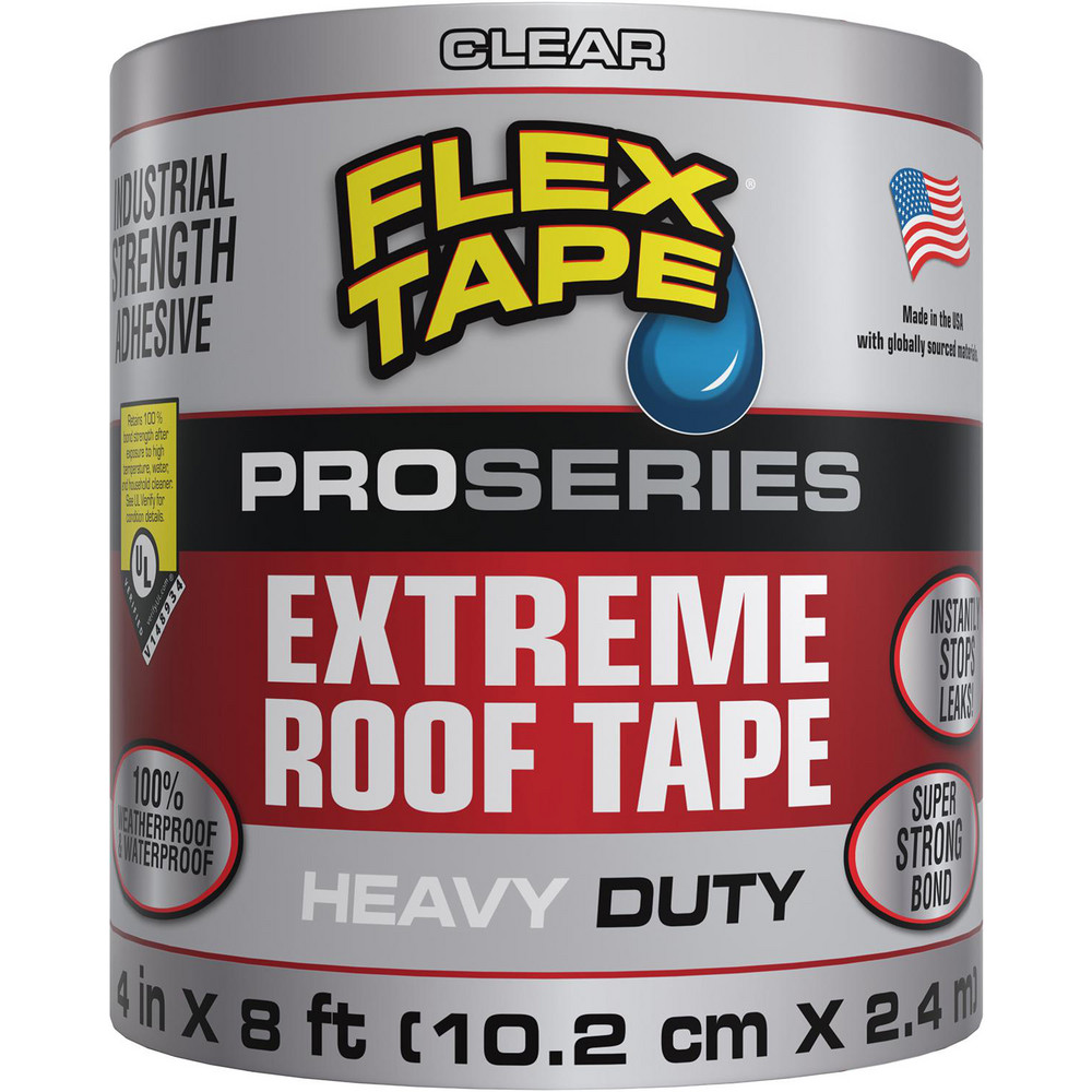 Flex Seal - Flex Pro Series Extreme Roof Tape, Clear, 4" x 8' | MSC Direct