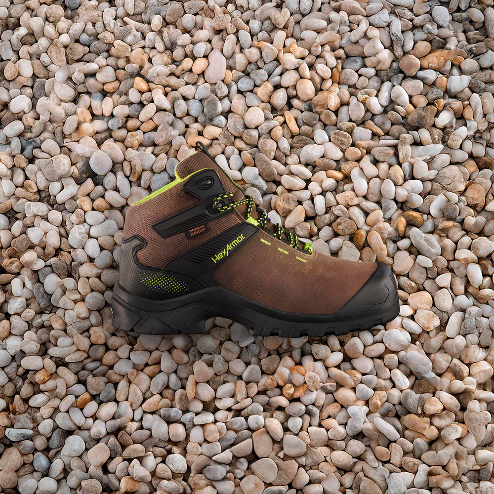 HexArmor® - Work Boot: Size 11.5, Leather, Composite Toe, General ...