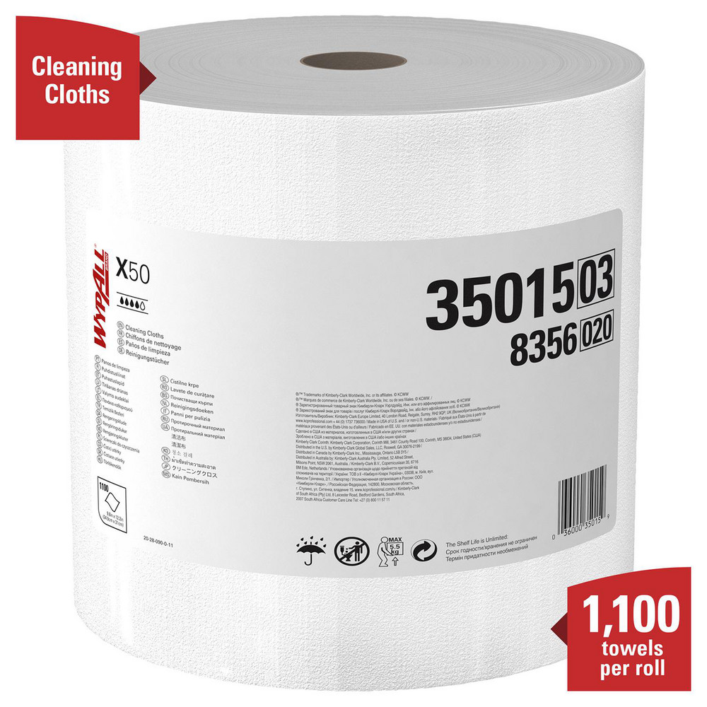 WypAll - GeneralClean X50 Cleaning Cloths, Jumbo Roll, Strong for ...