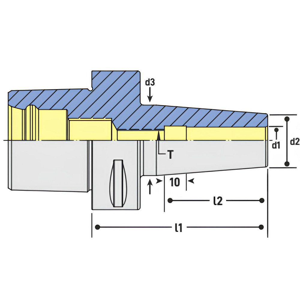 Techniks - Shrink-Fit Tool Holder & Adapter: Capto C6 Taper Shank | MSC ...