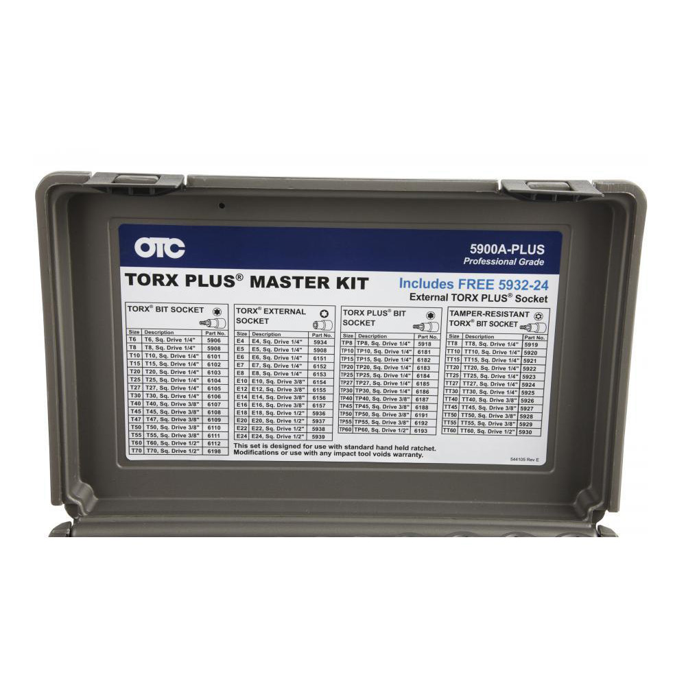 OTC - Torx Bit Socket Set: 53 Pc | MSC Direct