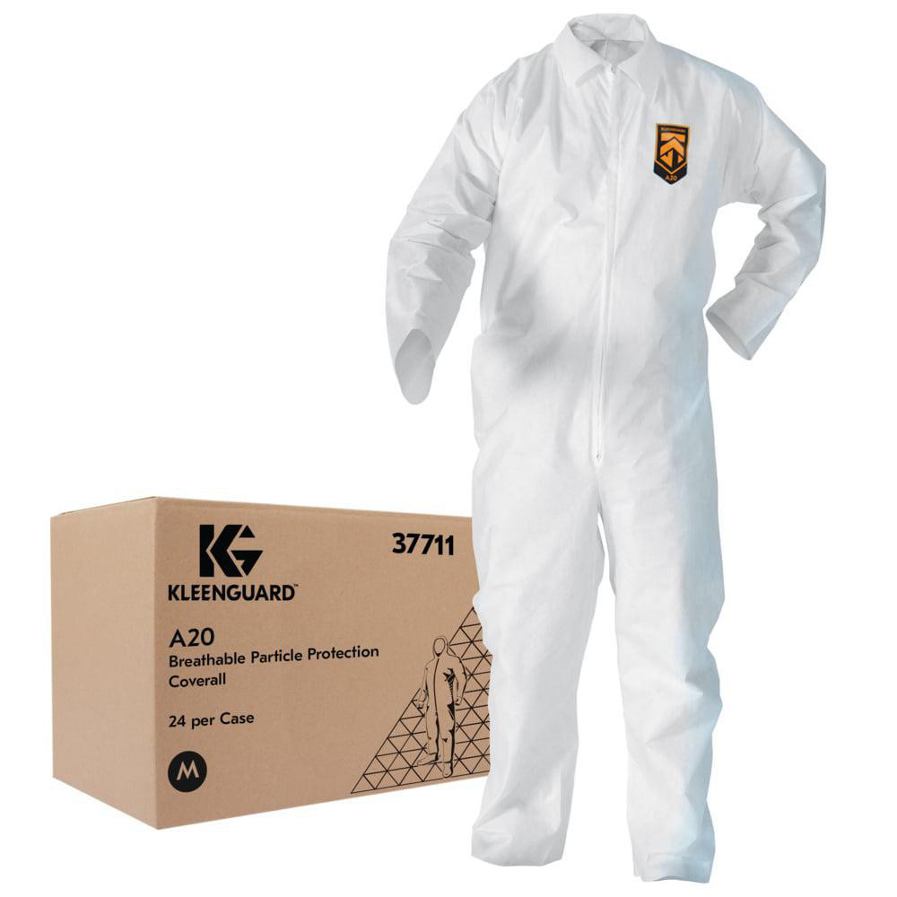 KleenGuard - Disposable Coveralls: Particle Protection, Size Large, SMS ...