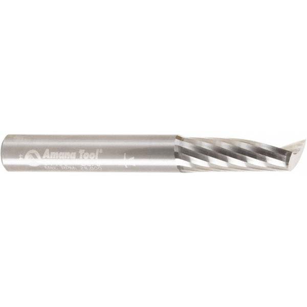 Amana Tool - Spiral Router Bit: 3/8" Dia, 1-1/8" LOC, 3/8" Shank Dia, 1 ...