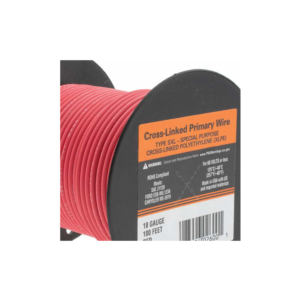 EastPenn - 18 AWG Automotive Cross-Linked Polyethylene Wire | MSC Direct