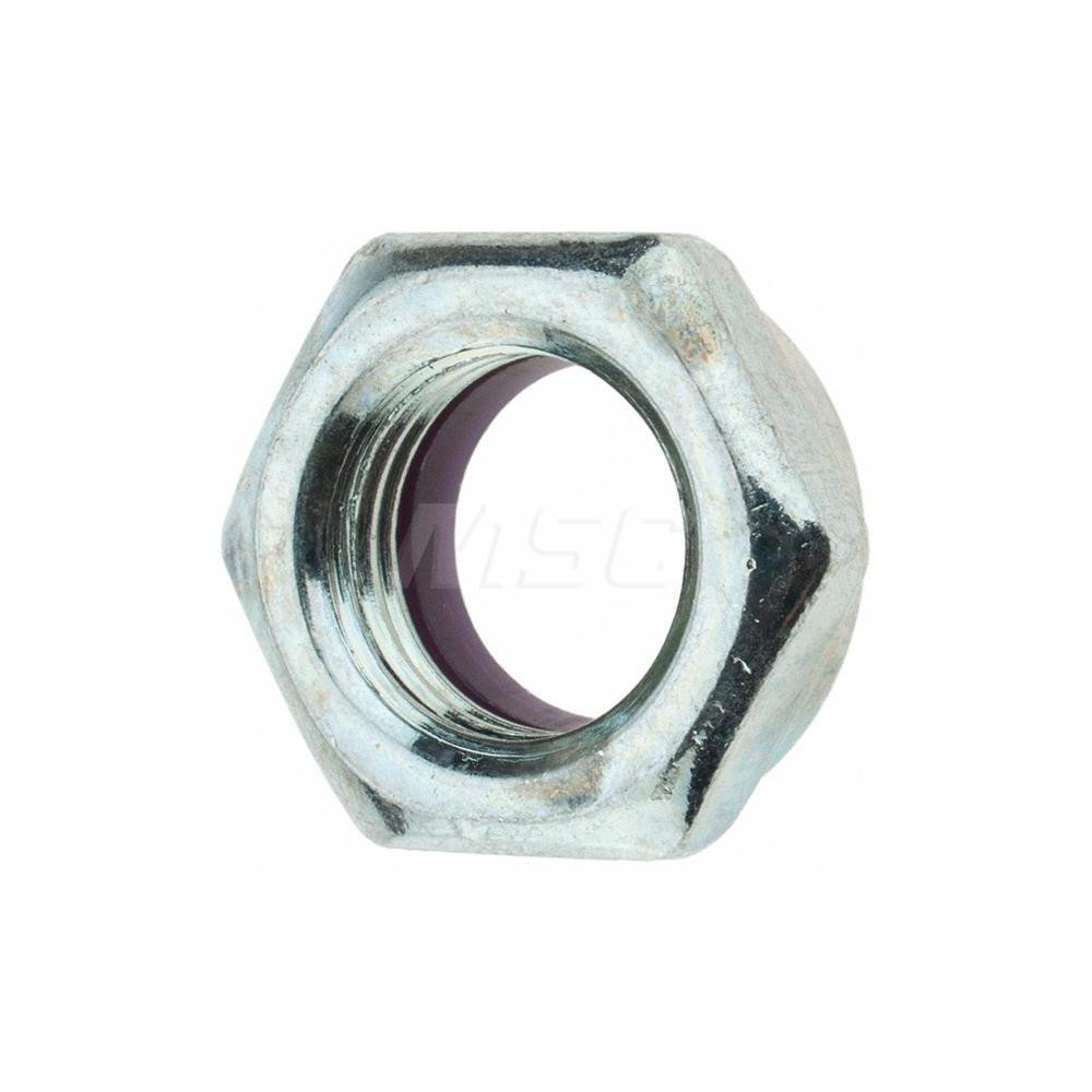 Value Collection - Hex Jam Lock Nut: Insert Lock, Nylon Insert, 1/4-20 ...