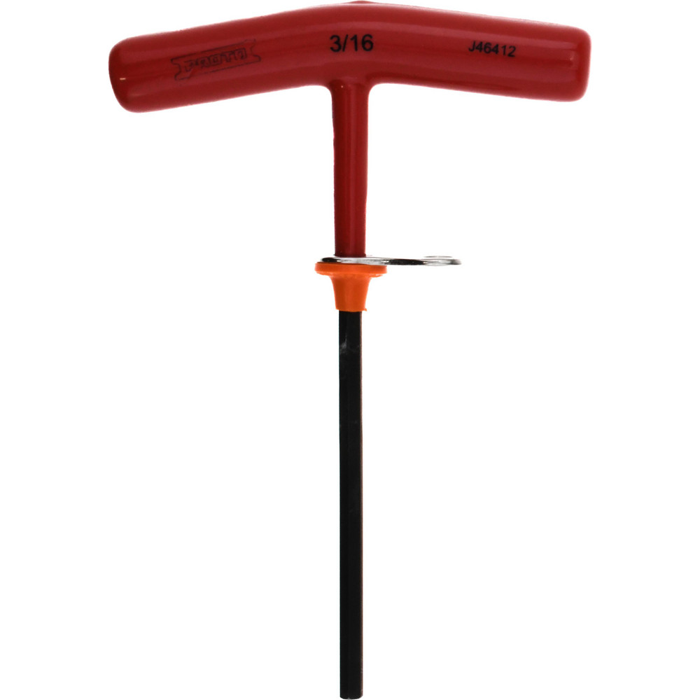 Proto - Hex Key: Hex End, Tethered T-Handle Cushion Grip Arm | MSC Direct