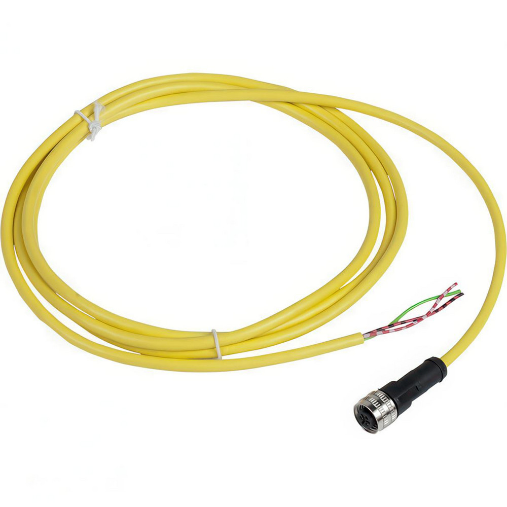 Telemecanique Sensors - 4 Amp, 1/2-20 UNF 3 Pin Female Straight Cordset ...