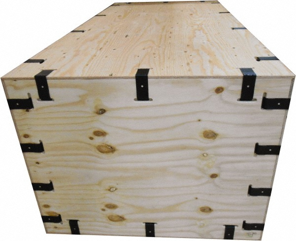 packIQ - Bulk Storage Container: Collapsible Wood Crate | MSC Direct