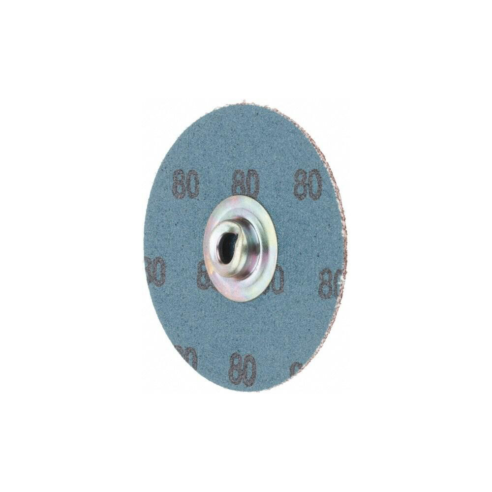 Merit Abrasives - Quick-Change Disc: Type S, 2" Dia, 80 Grit, Aluminum ...