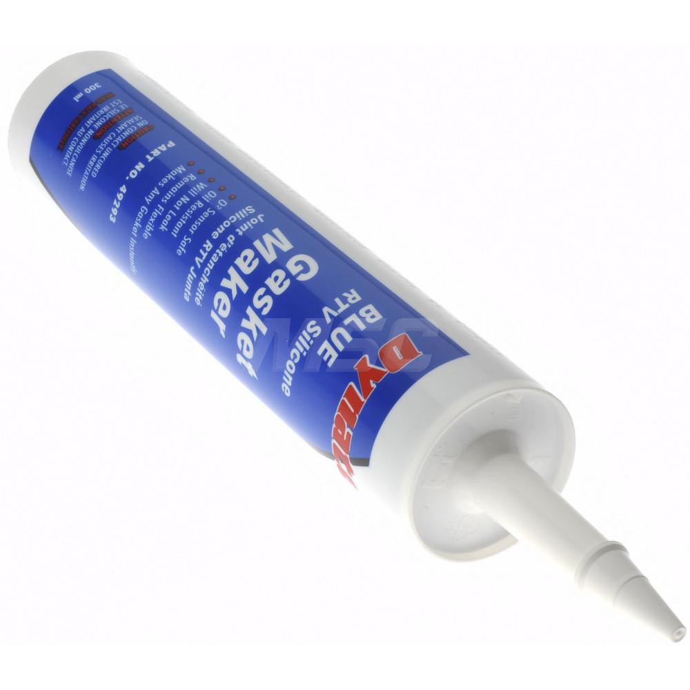 Made in USA - Elastic Sealant: 11 oz Cartridge, Blue, RTV Silicone ...