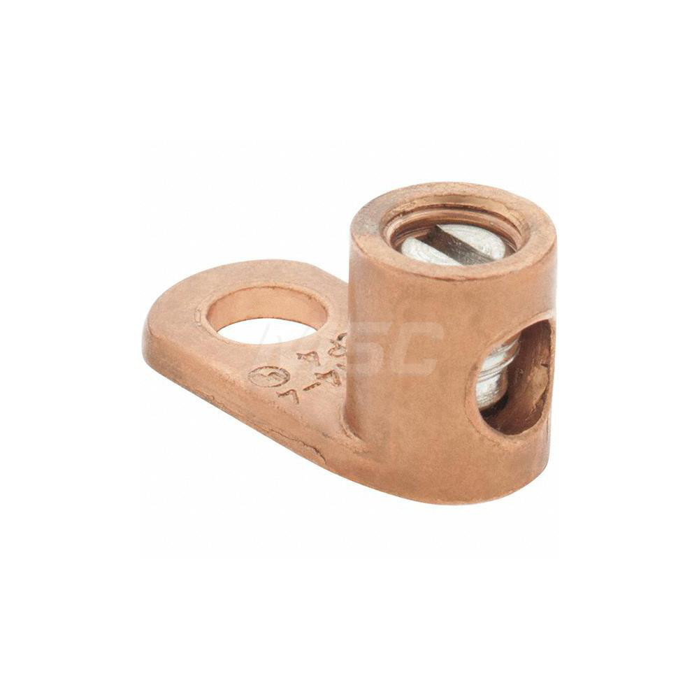 Value Collection - Square Ring Terminal: Non-Insulated, 14 to 4 AWG ...