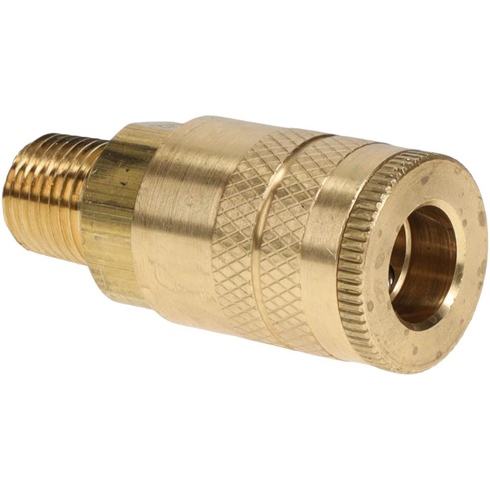 Parker - Pneumatic Hose Coupling: 1/4-18" Thread, 1/4" Body Dia ...