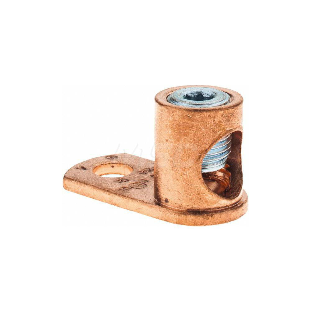 Value Collection - Square Ring Terminal: Non-Insulated, 6 AWG, Crimp ...