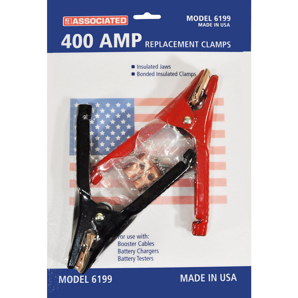 Associated Equipment - Jumper Cable Clamps: Amperage Rating: 400.0000 ...