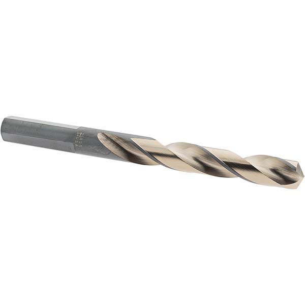 Made in USA - Mechanics Drill Bit: 25/64" Dia, 135 ° Point, High Speed ...