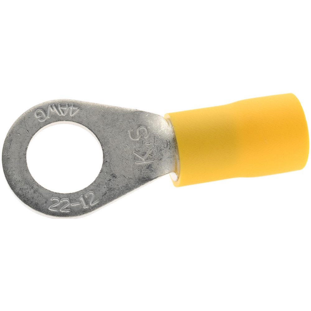 Value Collection - Circular Ring Terminal: Partially Insulated, 4 AWG ...