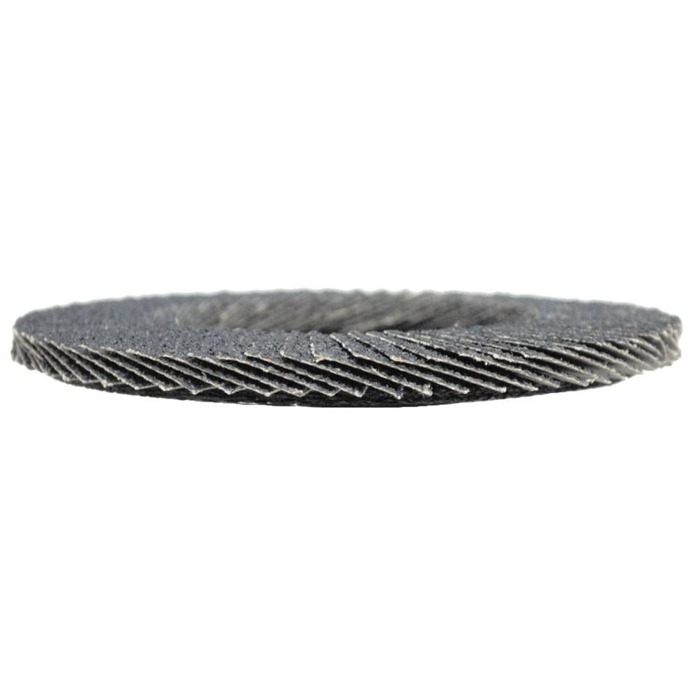Weiler - Flap Disc: 4-1/2" Dia, 7/8" Hole, 36 Grit, Zirconia Alumina ...