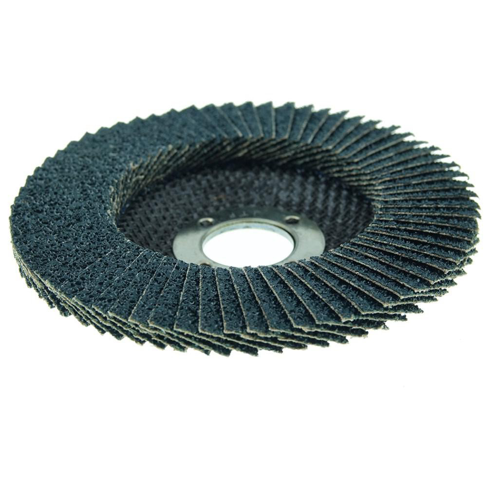 Weiler - Flap Disc: 4-1/2" Dia, 7/8" Hole, 36 Grit, Zirconia Alumina ...