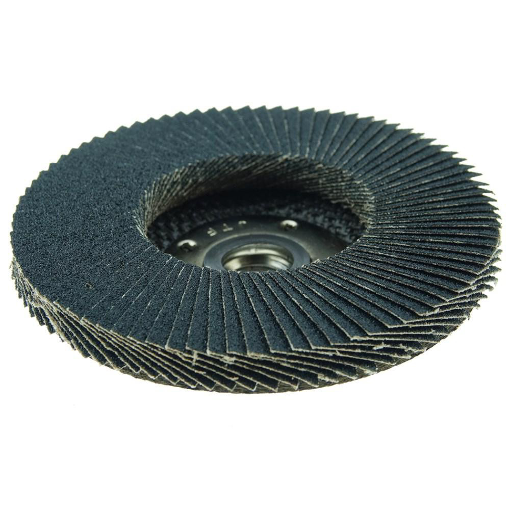 Weiler - Flap Disc: 4-1/2" Dia, 60 Grit, Zirconia Alumina, Type 27 ...