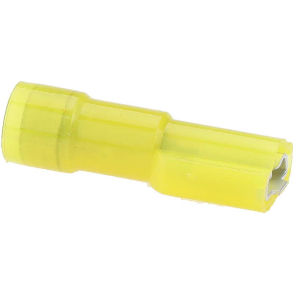 Made in USA - Wire Disconnect: Female, Yellow, Nylon, 12-10 AWG, 1/4 ...