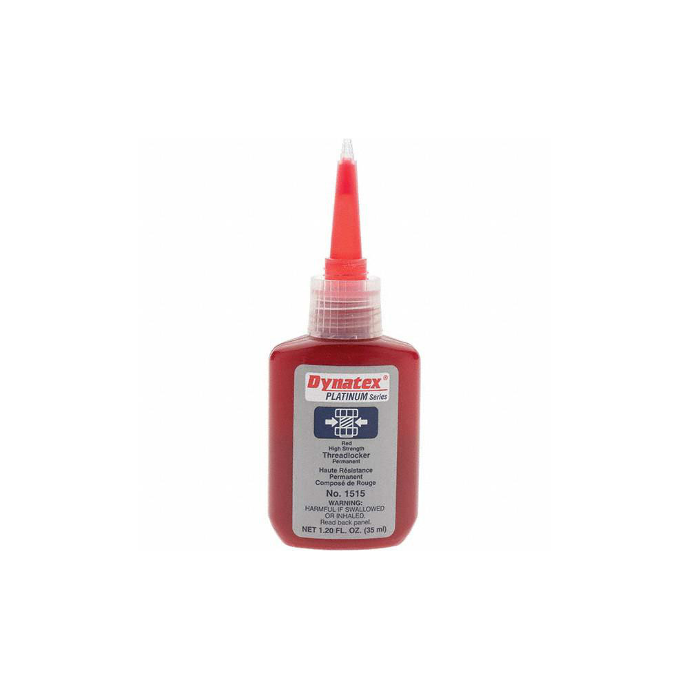 Made in USA - Threadlocker: Red, Liquid, 35 mL, Bottle | MSC Direct
