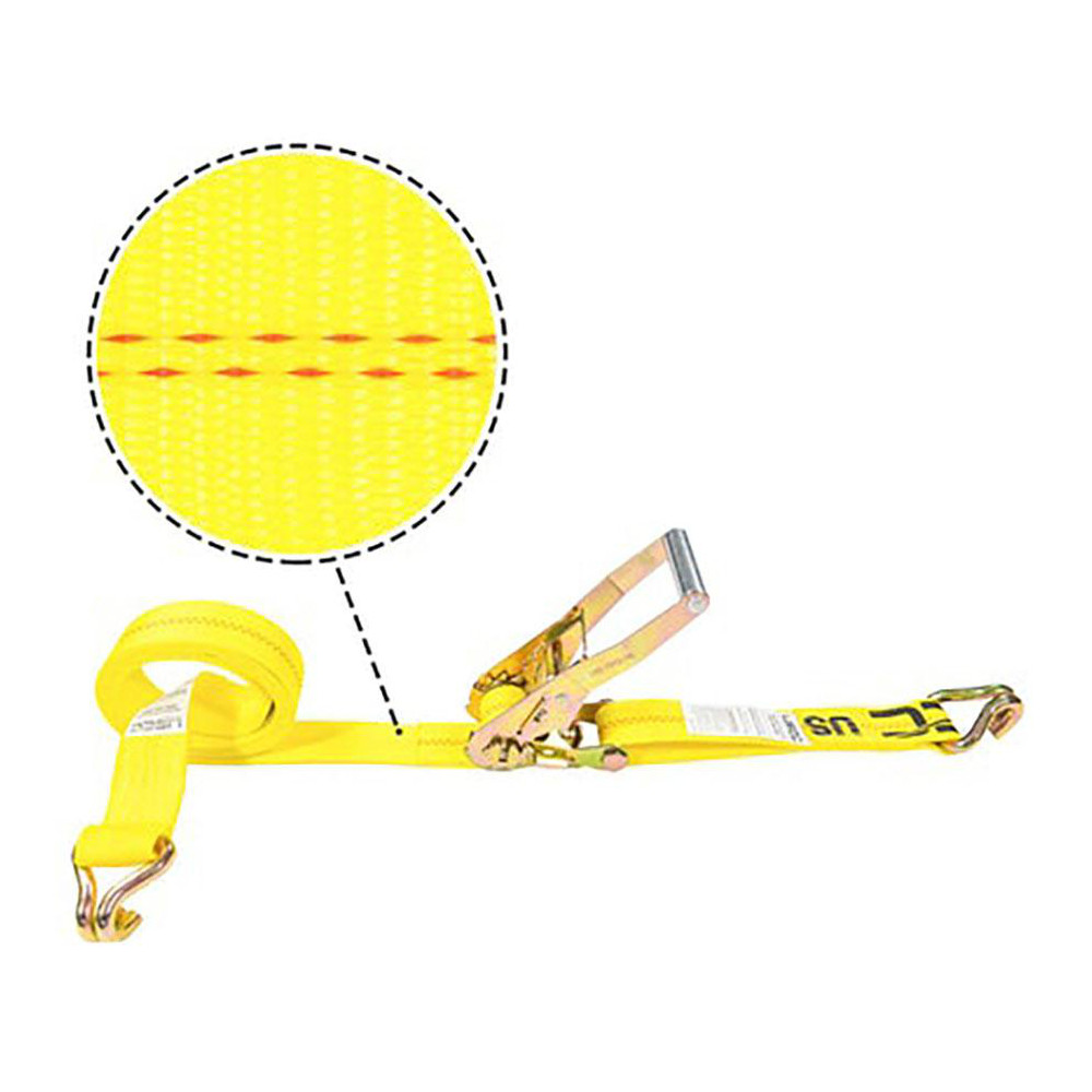 US Cargo Control - Polyester Ratchet Strap Tie Down: 12' Long, 2" Wide ...