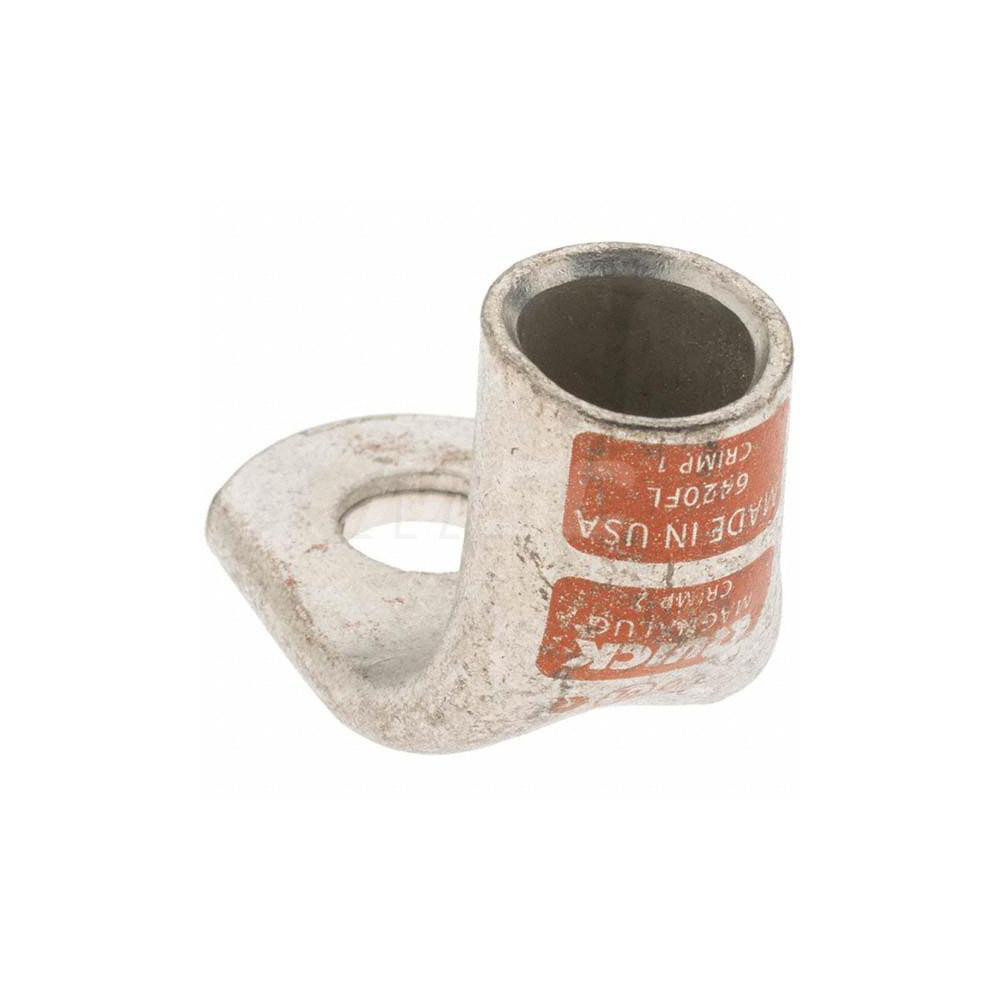 Made in USA - Right Angle Ring Terminal: Non-Insulated, 2/0 AWG, Crimp ...