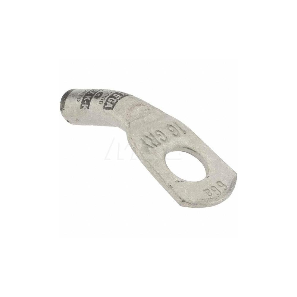 Made in USA - 45 ° Angle Ring Terminal: Non-Insulated, 6 AWG, Crimp ...