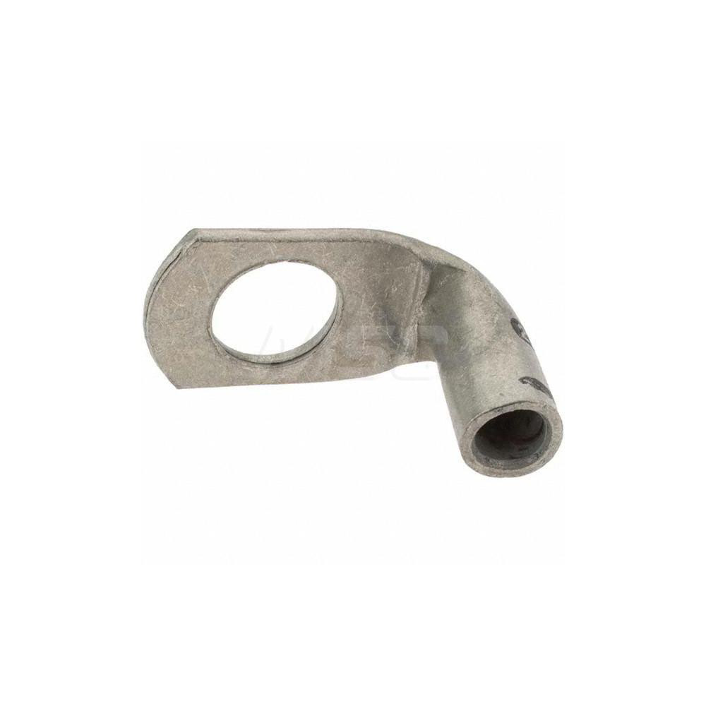 Made in USA - Right Angle Ring Terminal: Non-Insulated, 4 AWG, Crimp ...