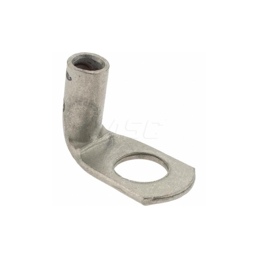 Made in USA - Right Angle Ring Terminal: Non-Insulated, 4 AWG, Crimp ...