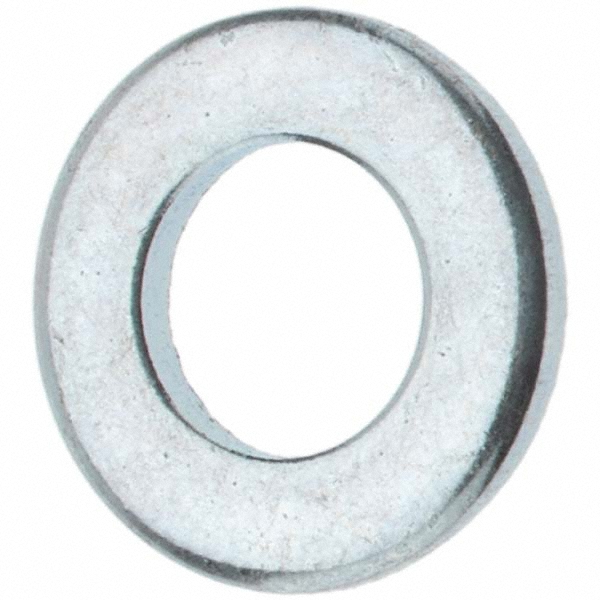 Value Collection - M7 Screw Standard Flat Washer: Grade 8 Steel, Zinc ...