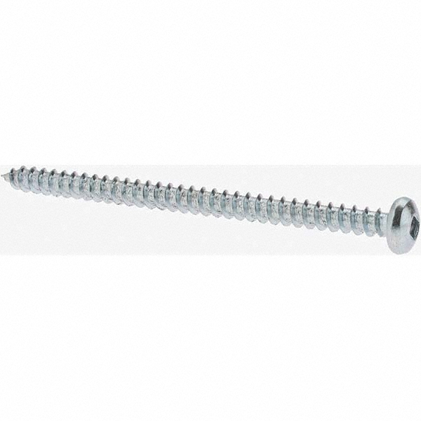 Value Collection - Sheet Metal Screw: #10, Pan Head, Square Drive, 3 ...
