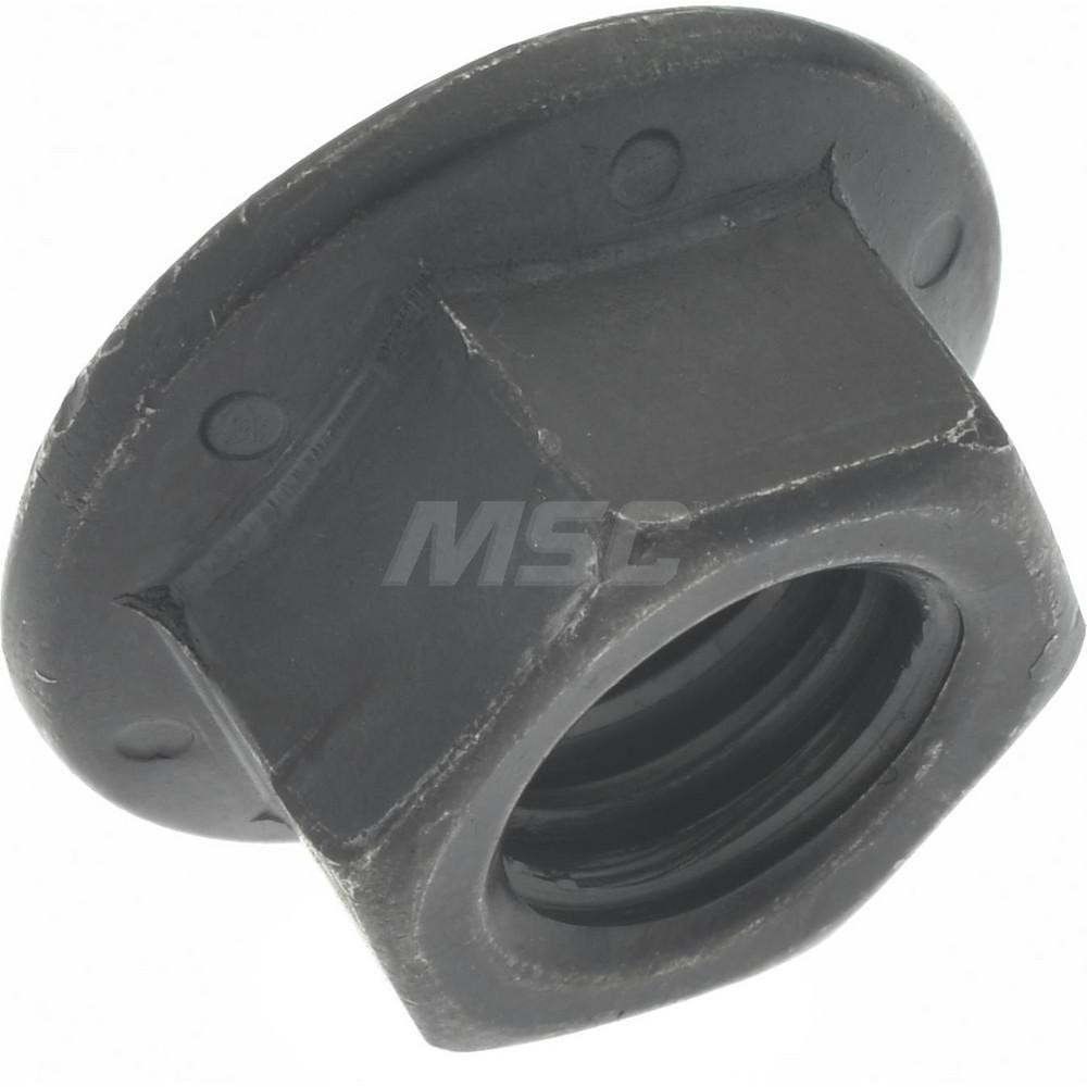 Made in USA - Hex Flange Lock Nut: Distorted Thread Lock, 3/8-16, Grade ...