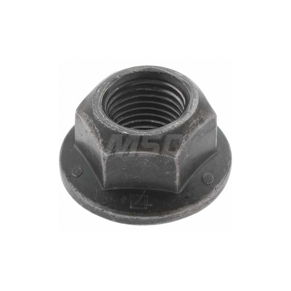 Made in USA - Hex Flange Lock Nut: Distorted Thread Lock, 1/2-20, Grade ...