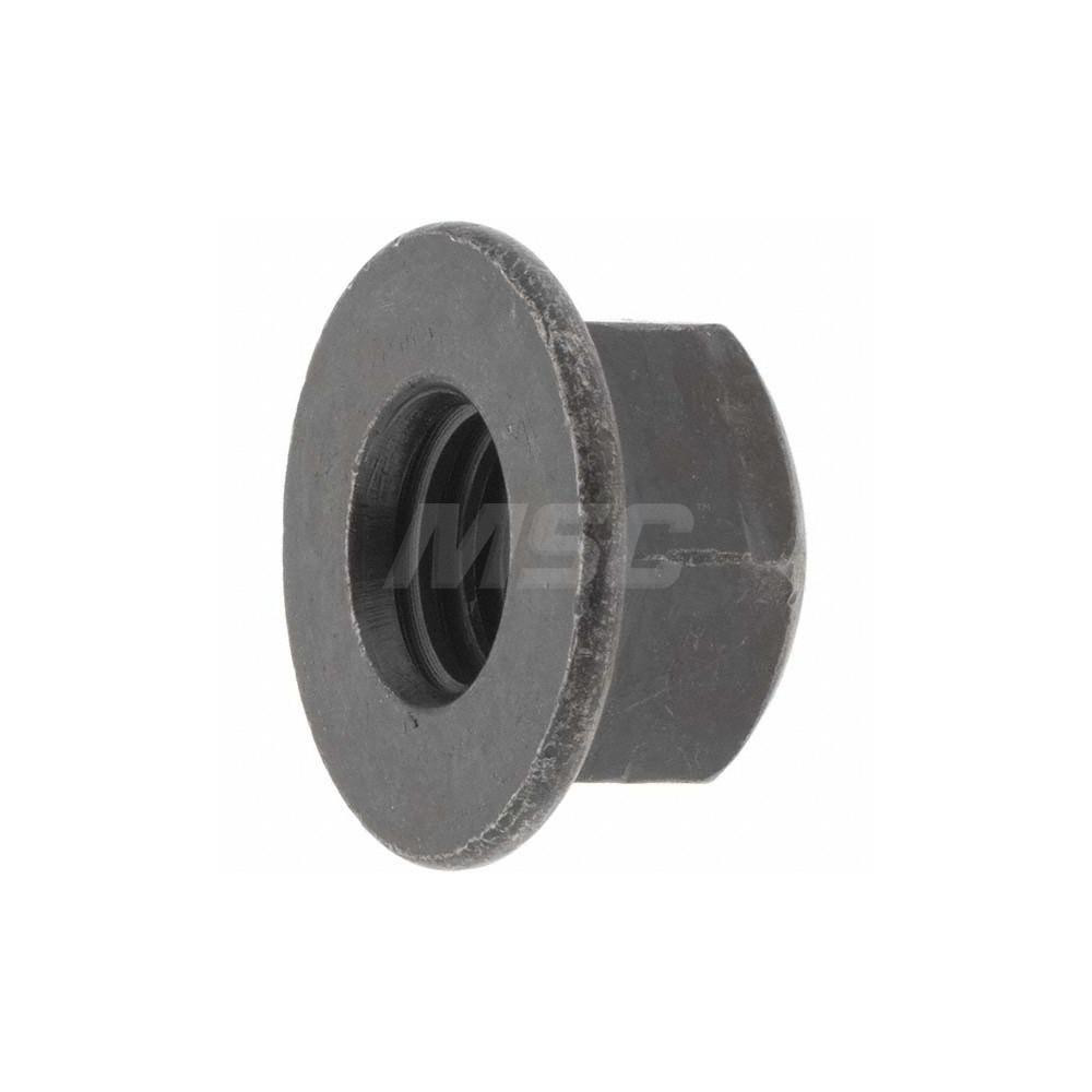 Made in USA - Hex Flange Lock Nut: Distorted Thread, 1/2-13, Grade G ...