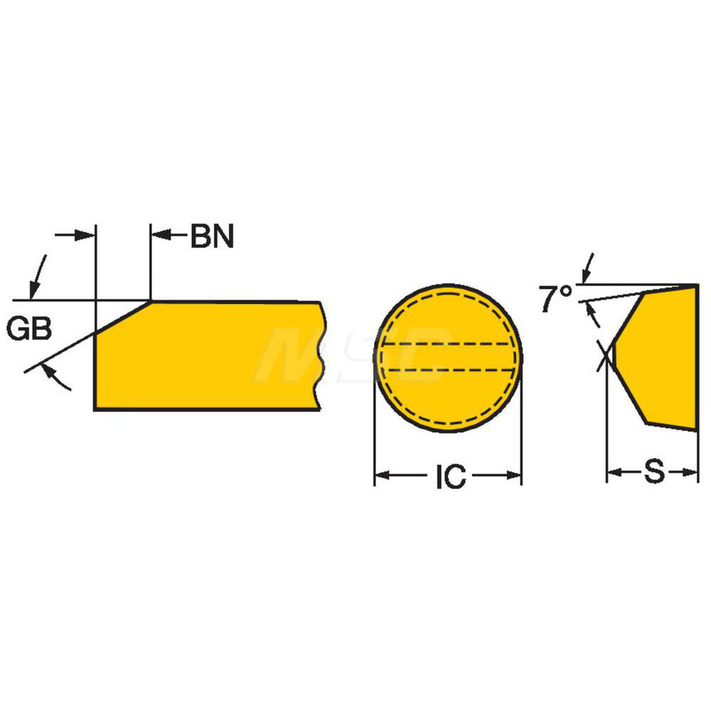 Sandvik Coromant - Turning Insert: RCGX060600T01020 675, Ceramic | MSC ...