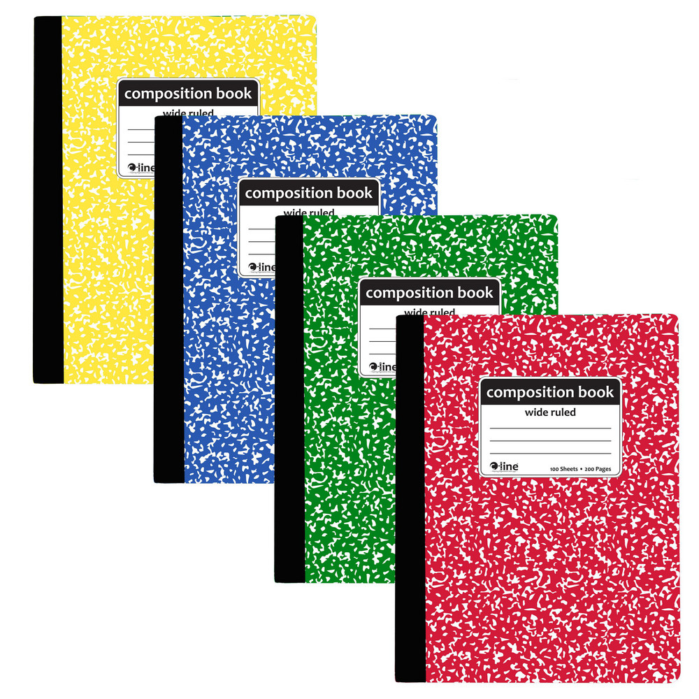 C-LINE® - Composition Book: 100 Sheets, 7-1/2 in x 9-3/4 in" Sheet ...