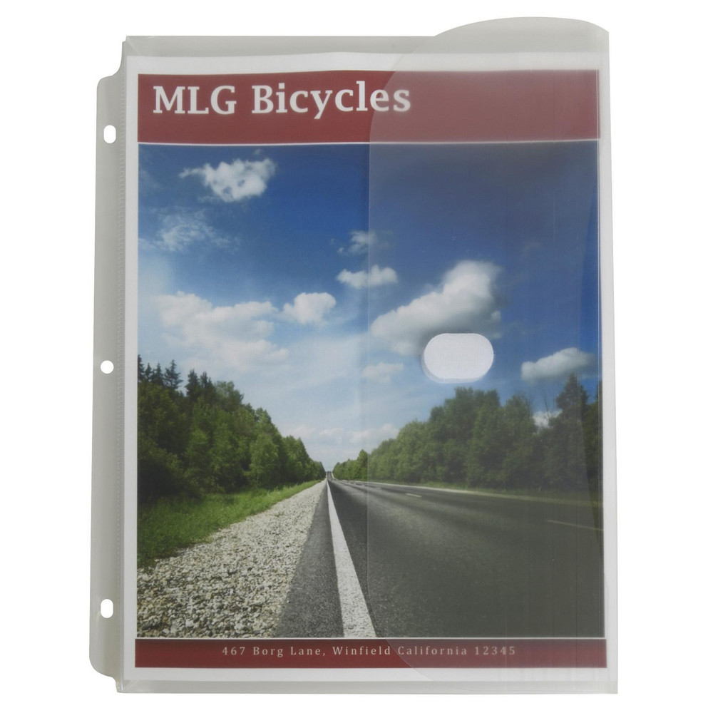 C-LINE® - Document Protectors: Document Type: Storage Pocket; Color ...