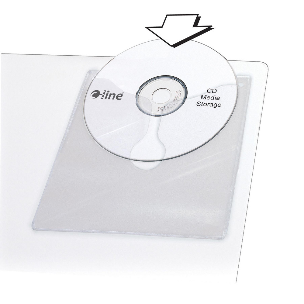 C-LINE® - Document Protectors: Document Type: CD & DVD Pocket; Color ...