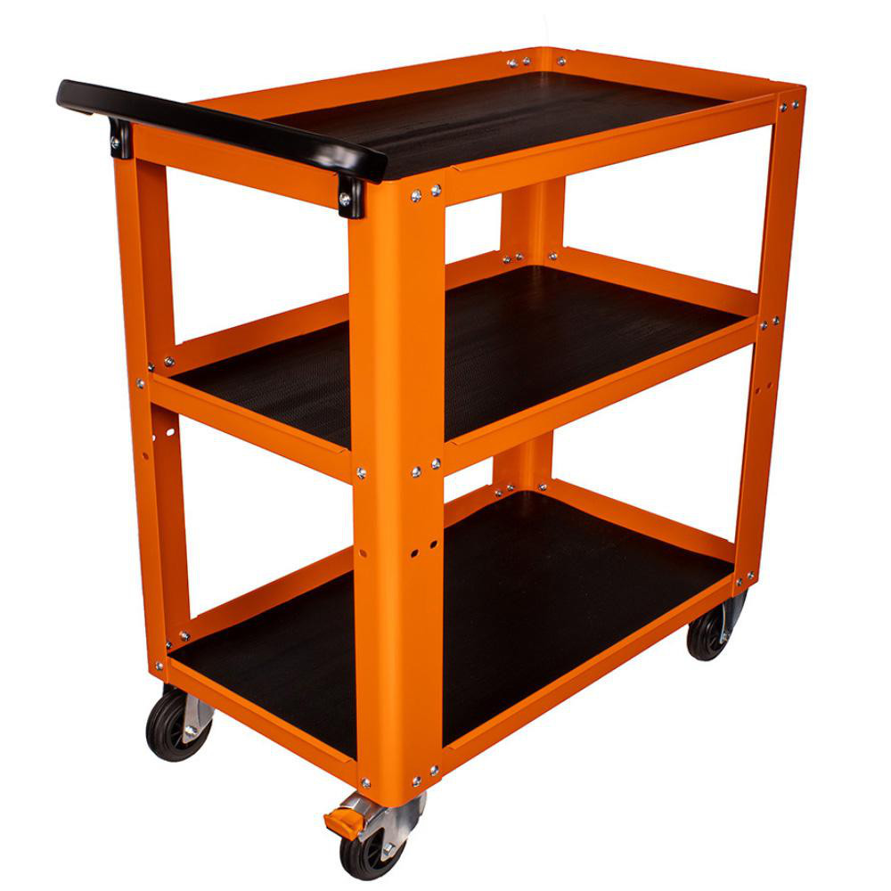 Beta - Utility Utility Cart: 31-1/2" Long, 17-3/4" Wide, Steel, 440.000 ...