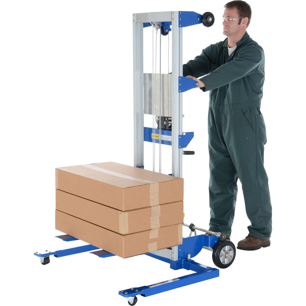 Vestil - 500 Lb Capacity, 47" Lift Height, Straddle Base Manually ...