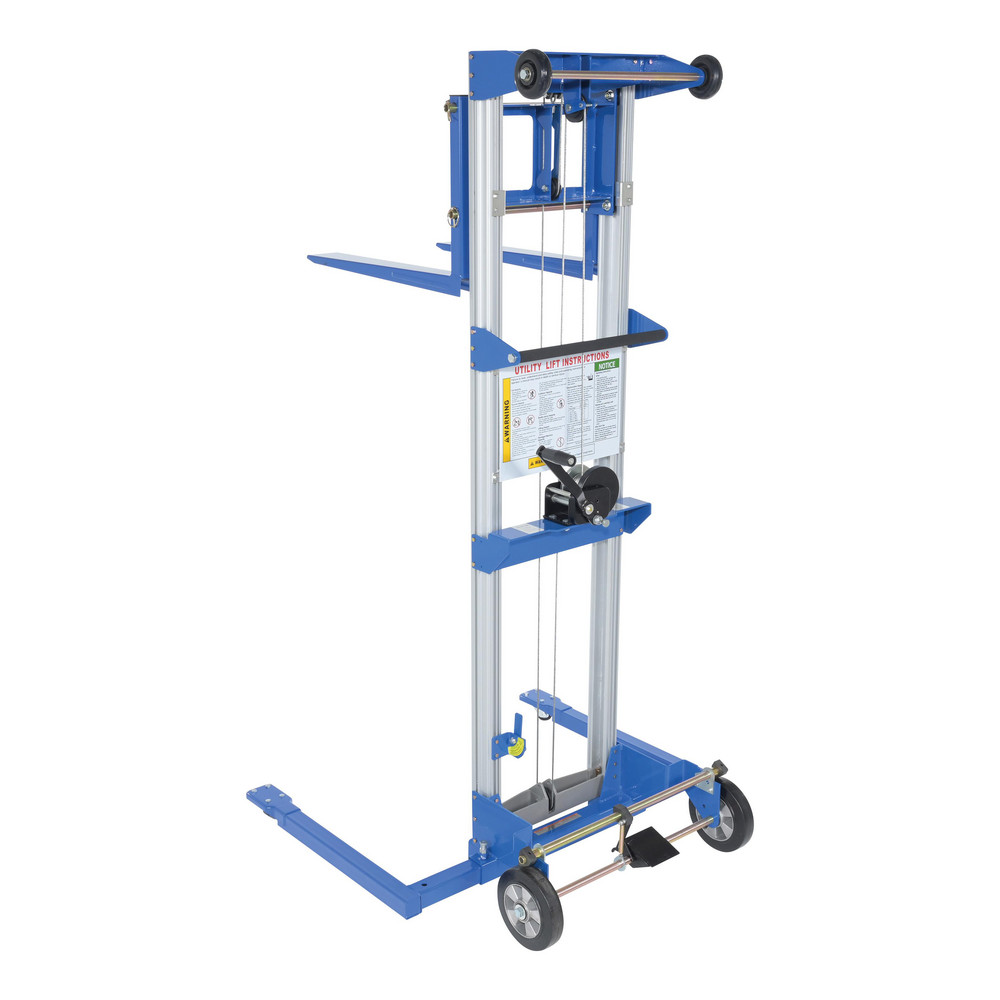 Vestil - 350 Lb Capacity, 118" Lift Height, Straddle Base Manually ...