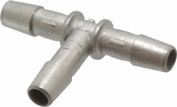 Made in USA - Barbed Tube Tee: 1/4" Barbs | MSC Direct