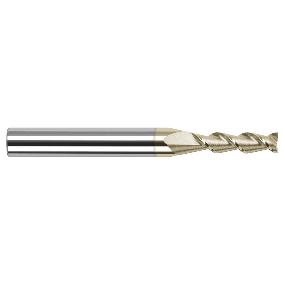 Accupro - Square End Mill: 1/16" Dia, 5/16" LOC, 2 Flute, Solid Carbide ...