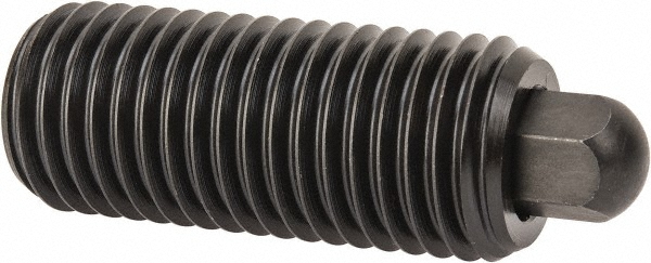 Vlier - Threaded Spring Plunger: 1/8, 2-13/32" Thread Length, 1/2 ...